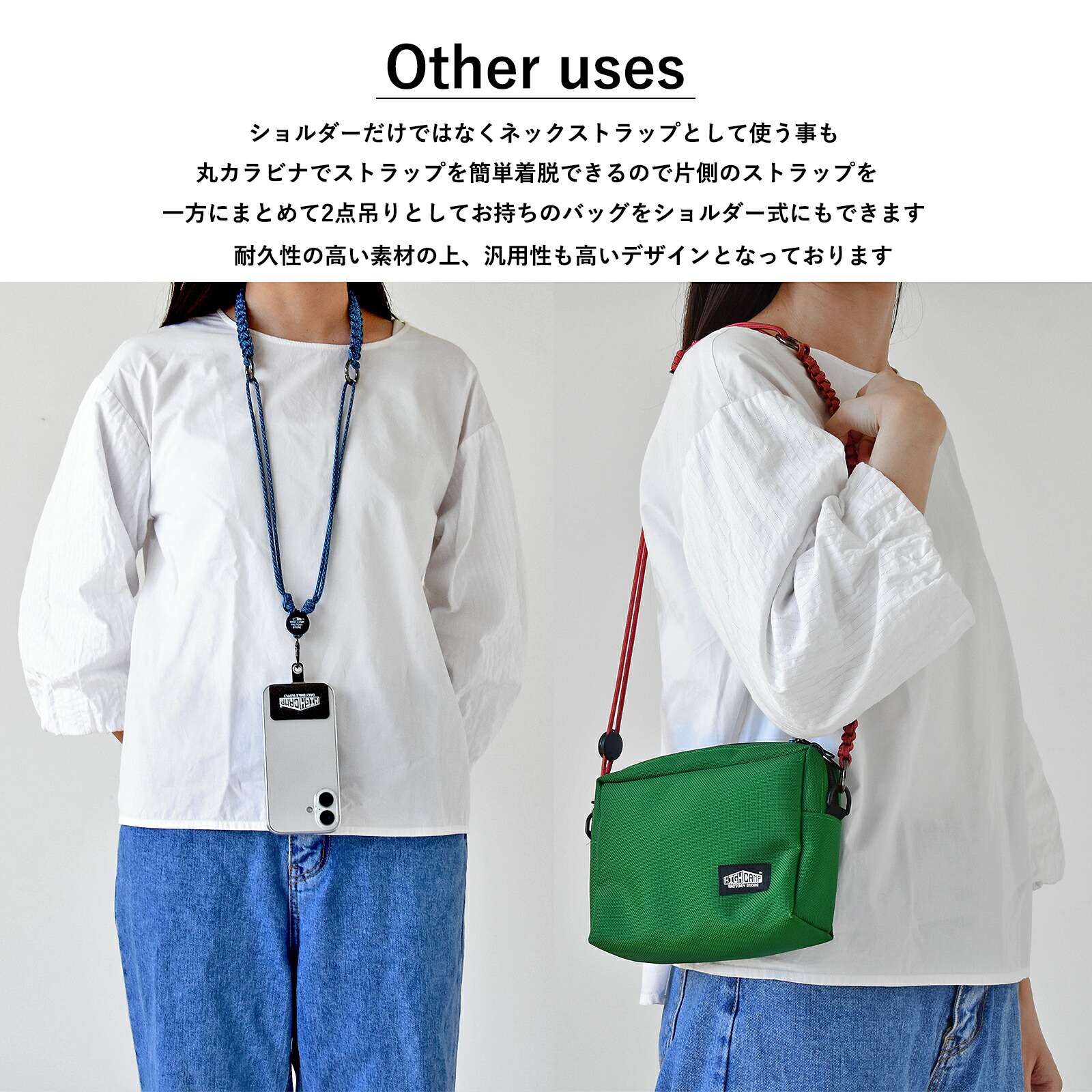 パラコード編み込み ネックストラップ HIGHCAMP FACTORY OFFICIAL STORE